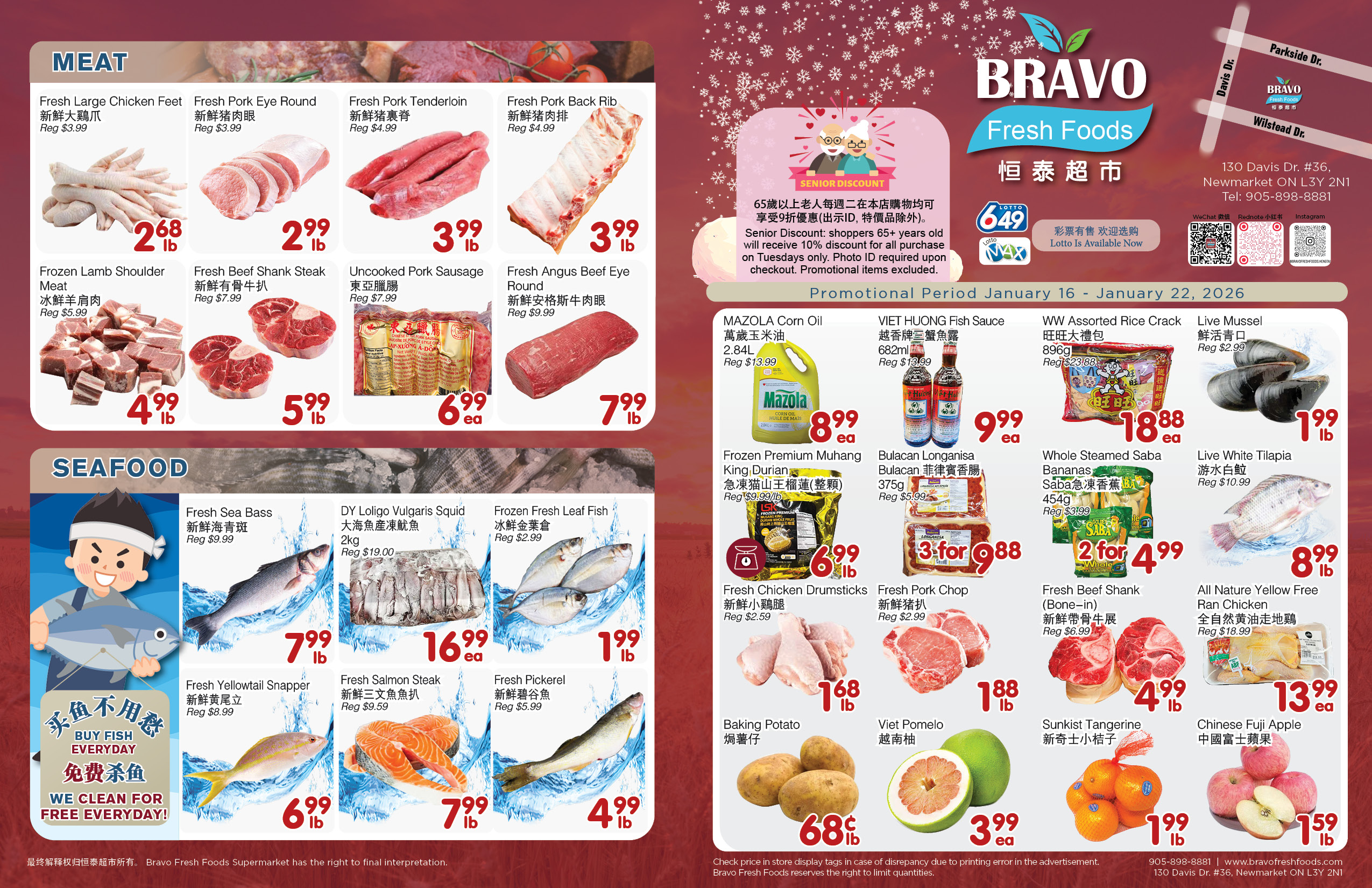 Bravo Fresh Foods Store Flyer
