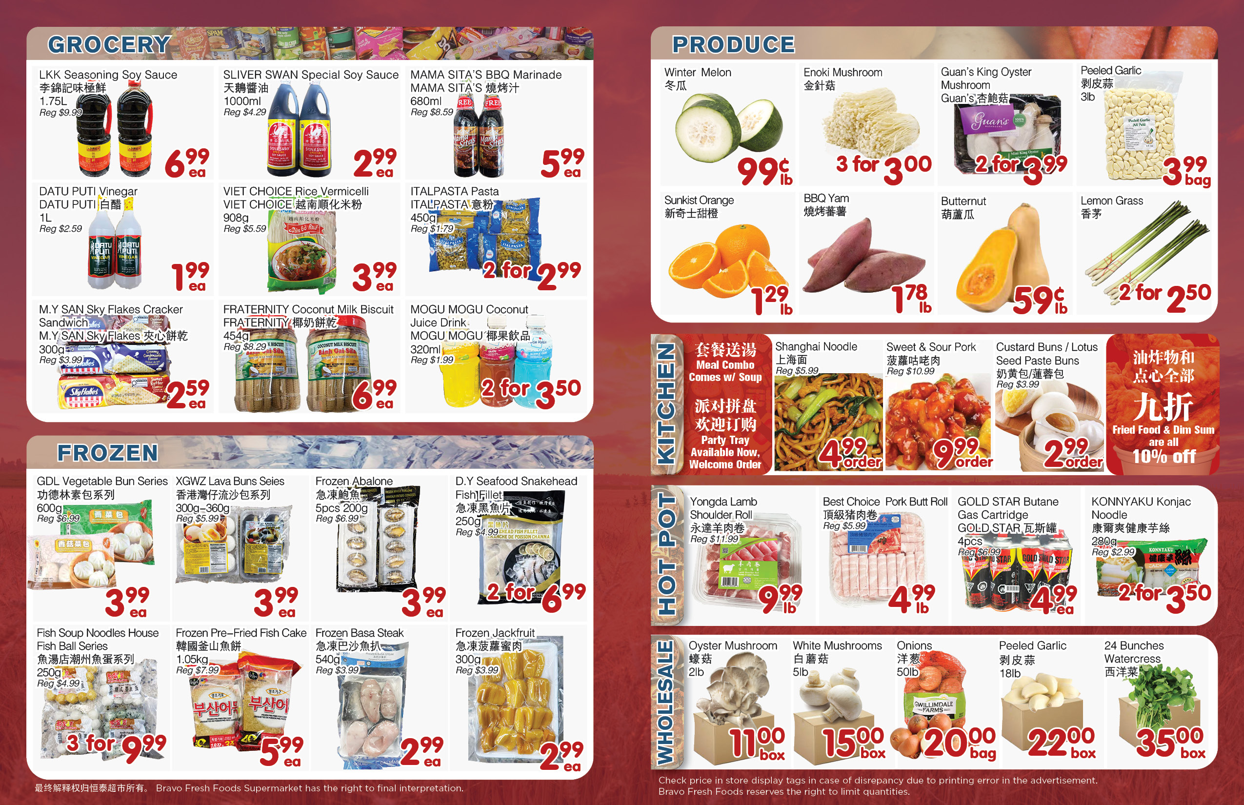 Bravo Fresh Foods Store Flyer